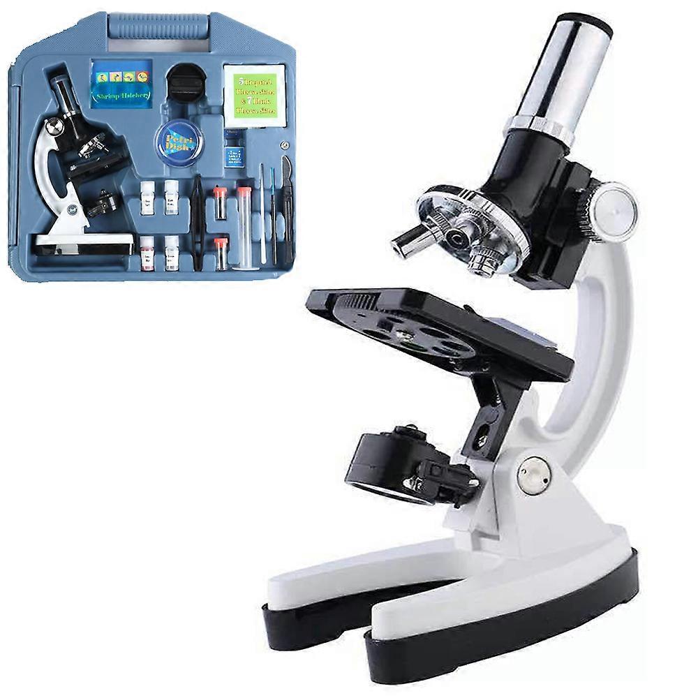 STEM Gift For kids,Kids Beginner Microscope, STEM Kit with Metal Body ...