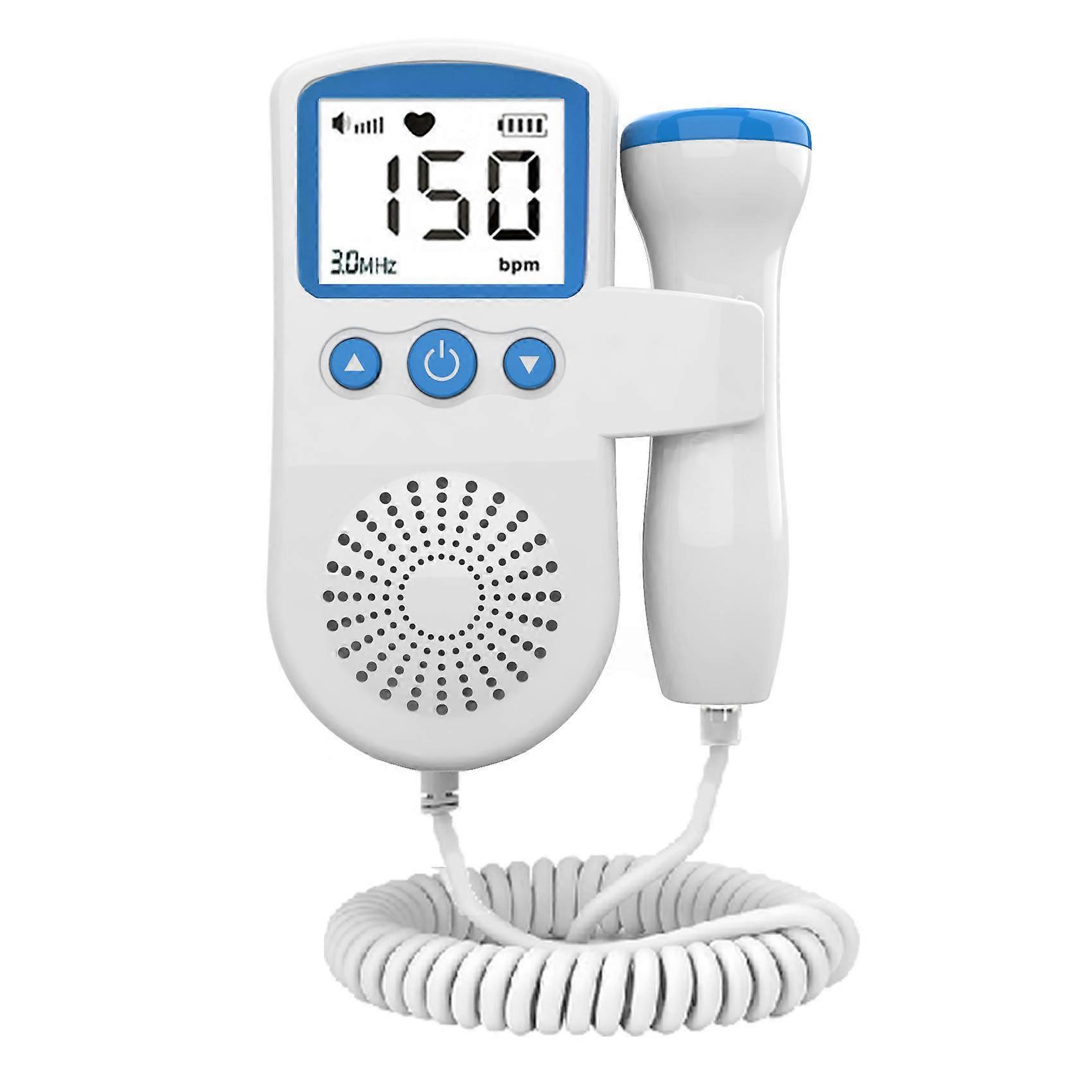 Fetal Doppler Detector Baby Heart Beat Rate Probe Portable Household ...