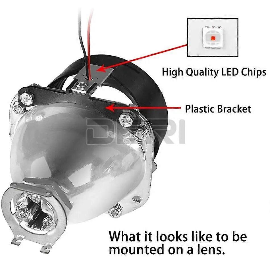 Running Day Light LED Devil Eye Demon Eye For Bixenon Projector lenses ...