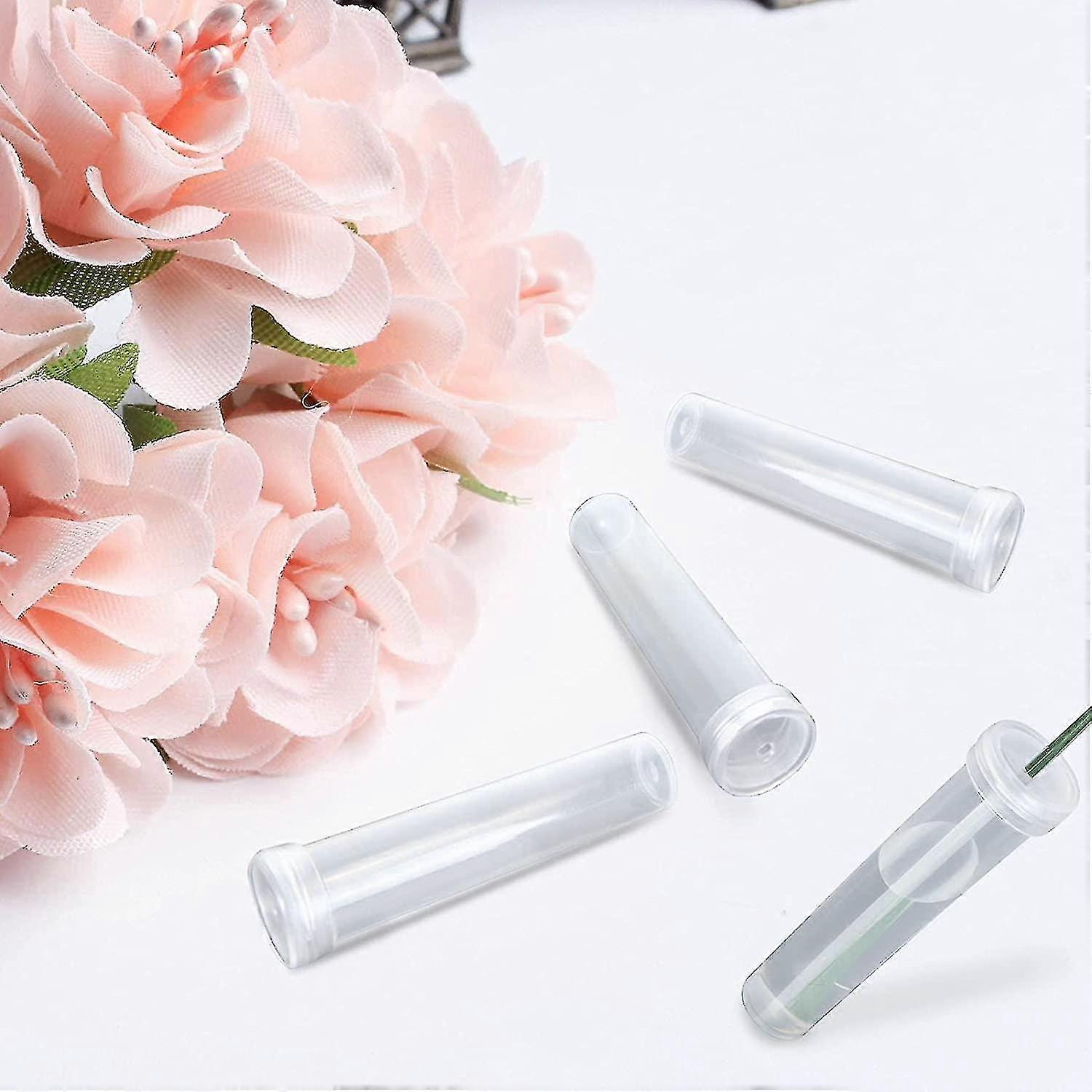 200 Pcs Floral Water Tubes, Flower Water Tubes Clear Water Picks For ...
