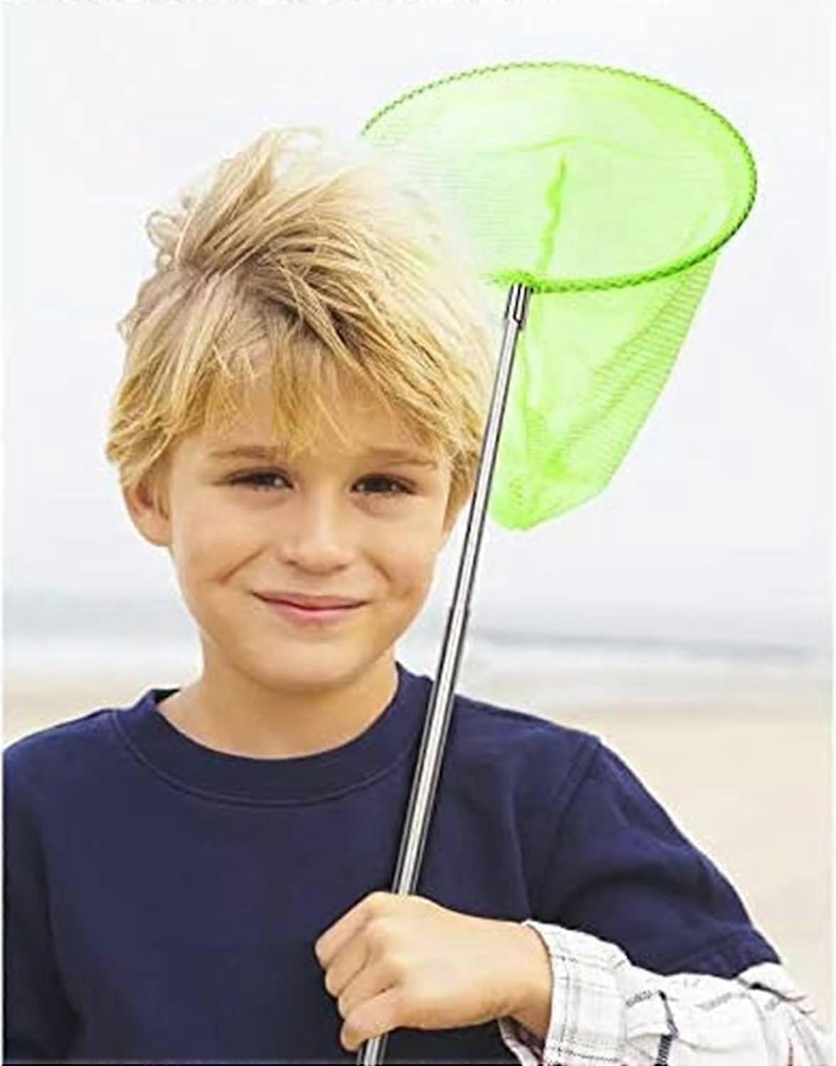 Butterfly Net, 2 Pack Extendable Fishing Nets with Non-Slip Foldable ...