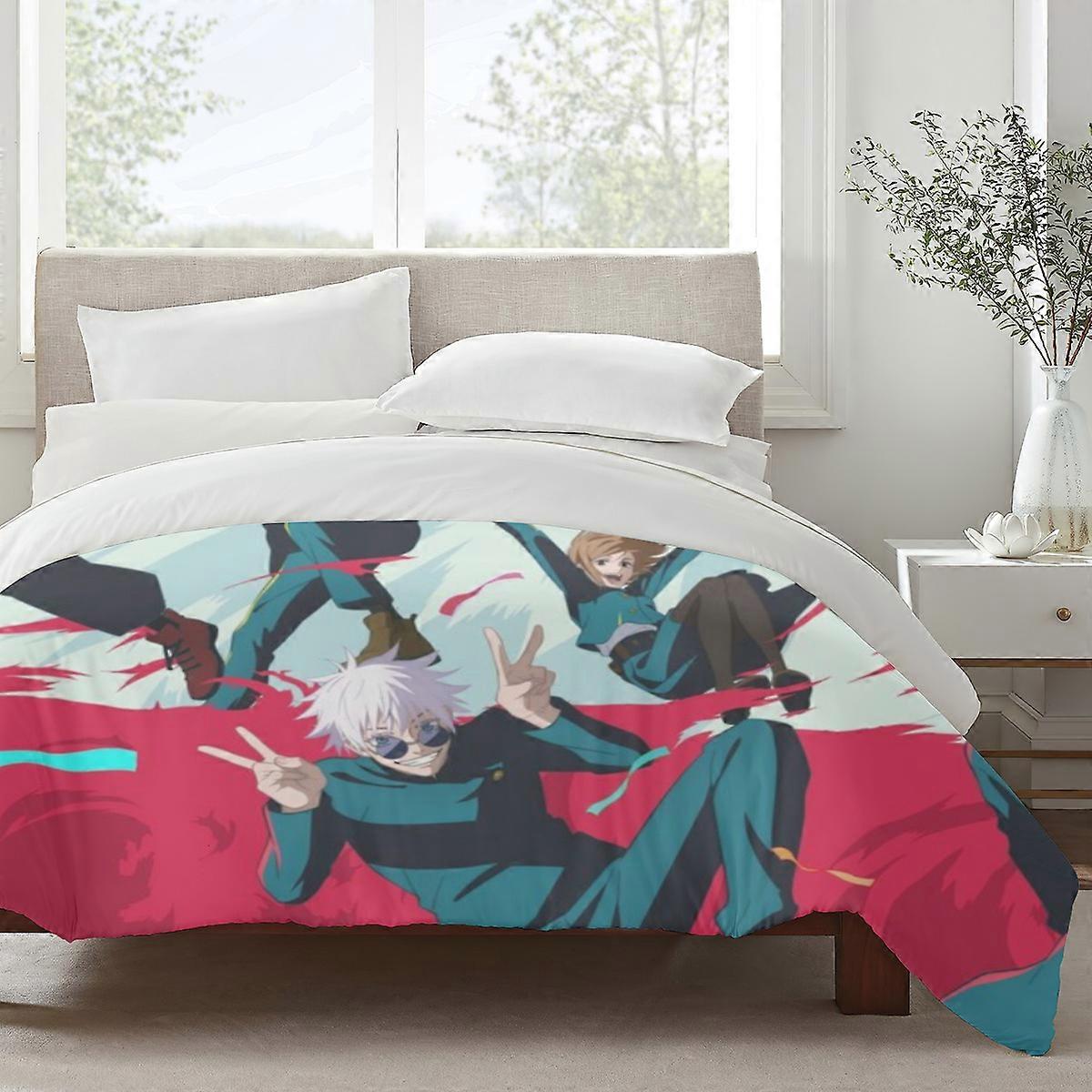 Bedding set XU283 Jujutsu Kaisen Bedding Sets Bed Cartoon Duvet Cover ...