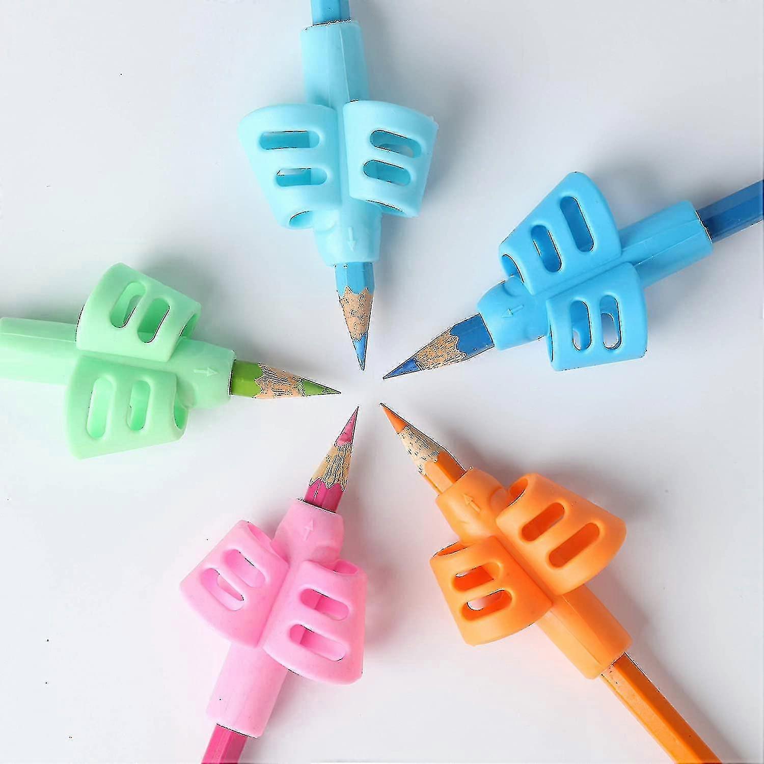 Pencil Grips For Kids Handwriting, 8 Pcs Pencil Grips, Kids Pencils ...