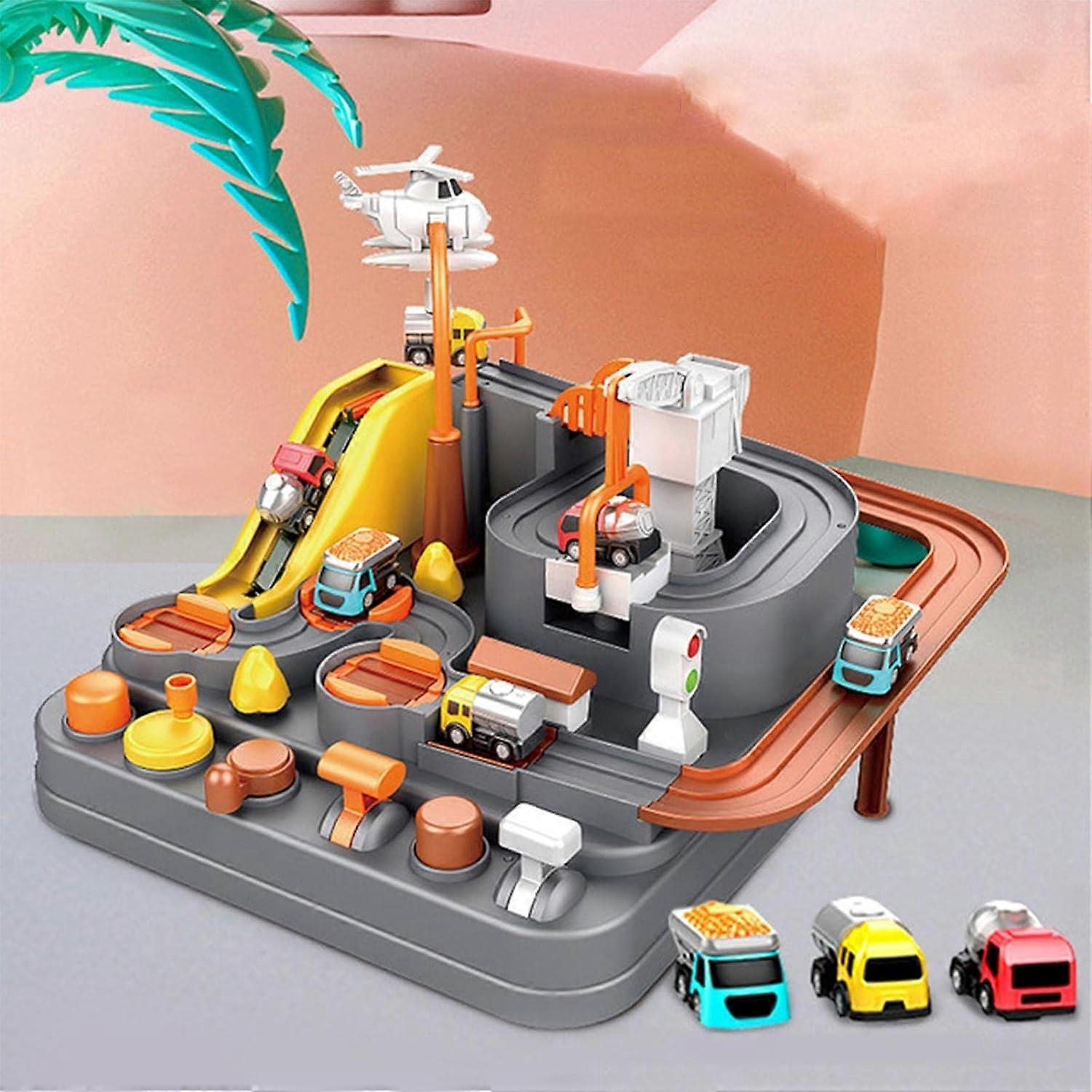 Car Adventure Toy, Car Race Track Toy Set for Kids Intelligence ...
