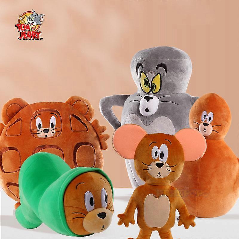 Tom And Jerry Plush Toy Cartoon Movie Cat Tuffy Nibbles Mouse Plushies ...