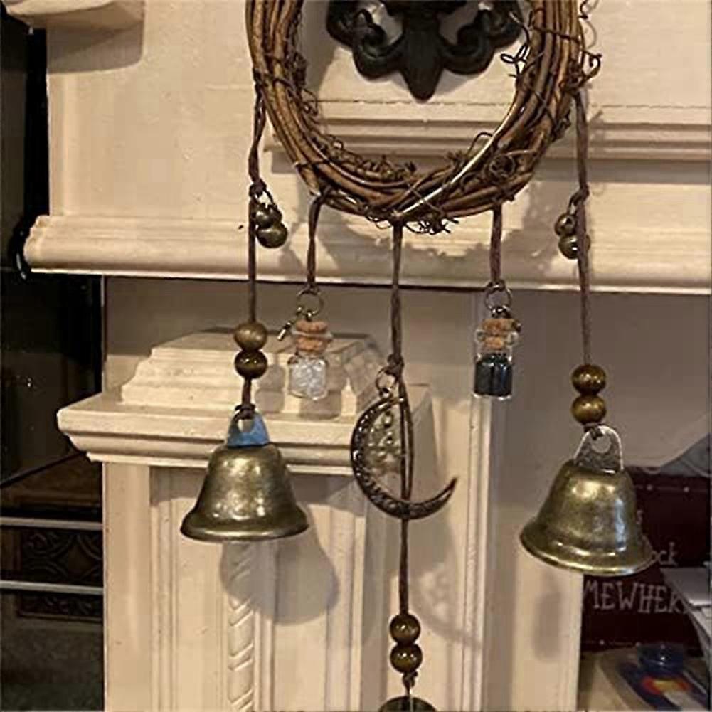 Witch Bells for Door Knob for Protection, Witch Wind Chimes Door Hanger ...