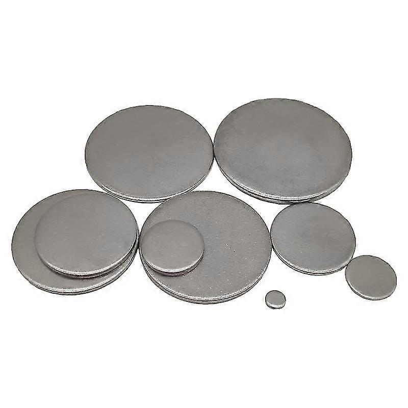 20pcs 6mm 7mm 8mm 10mm 12mm Stainless Steel Circular Plate 304 Disc ...