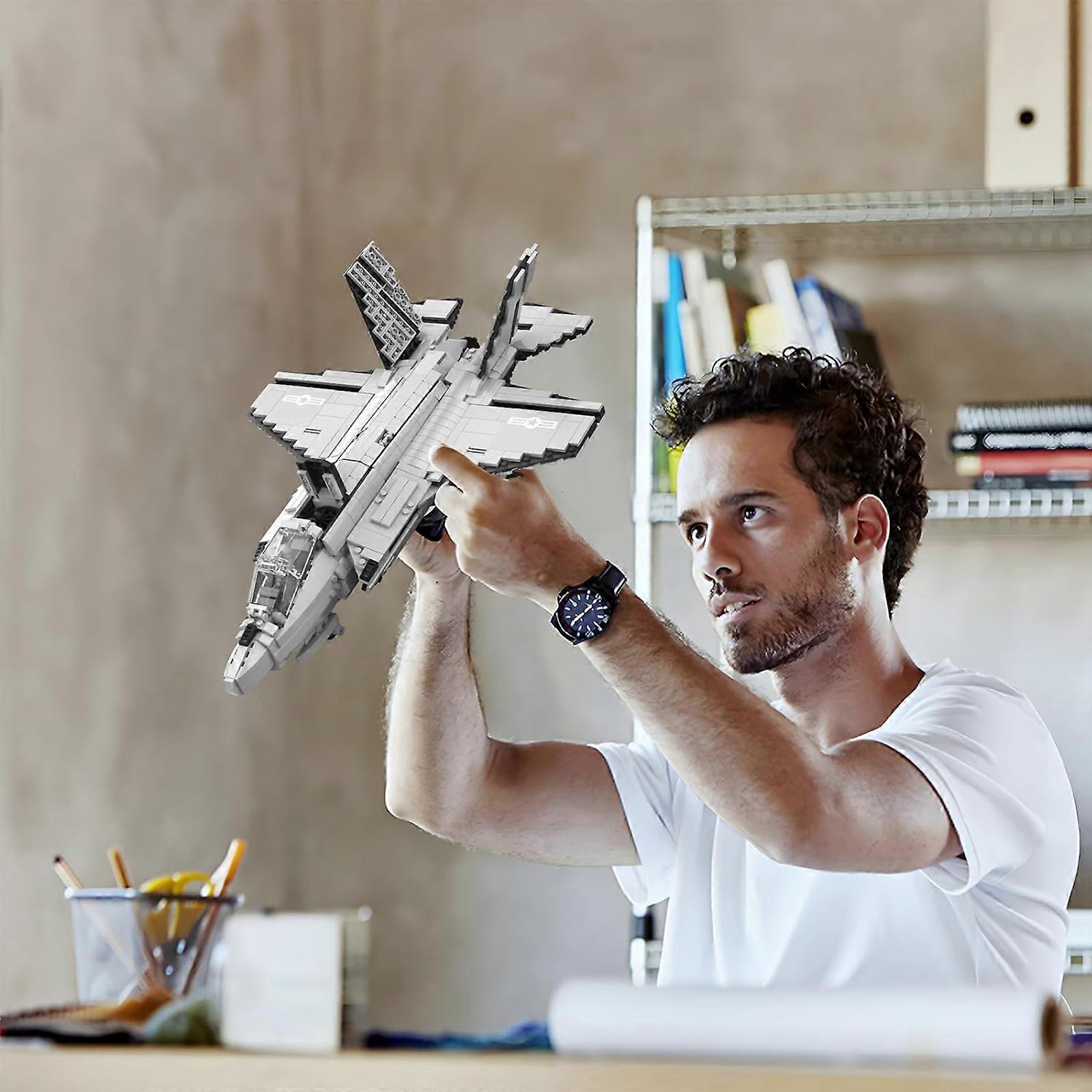 JMBricklayer Military Fighter Jet Building Set, F-35 Lightning II Joint ...