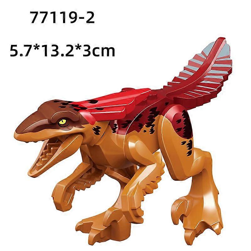 Assembled Block Toy Jurassic Mosasaurus Brutal Raptor Building Blocks ...