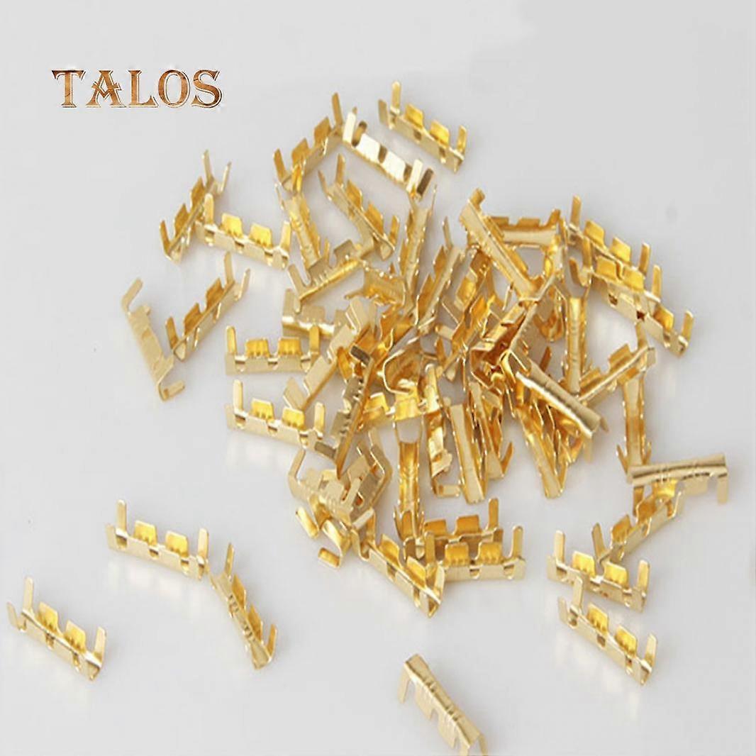 100Pcs Wiring Docking Connector Line Pressing Quick Connect Crimp ...