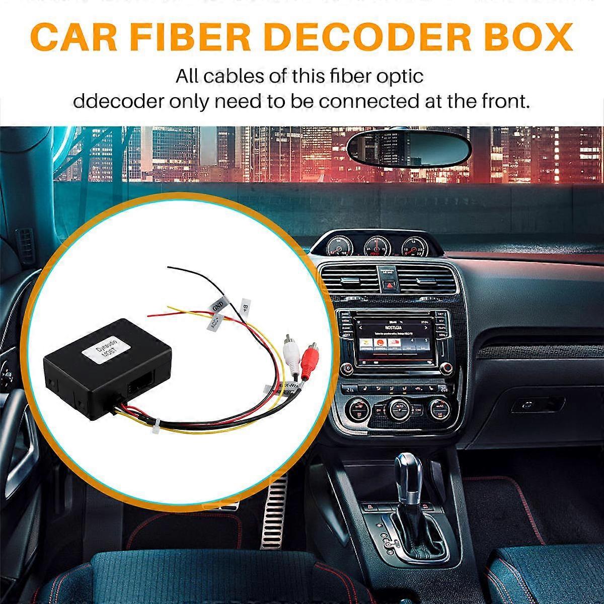 Car Stereo MOST Fiber Optical Radio Decoder Amplifier Adapter Box ...