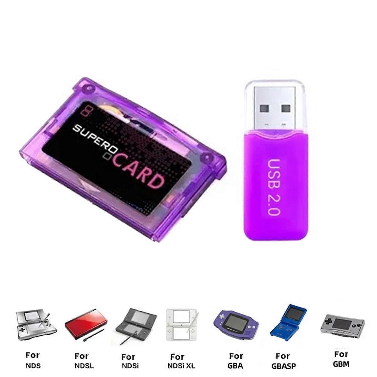 For SuperCard Mini Micro-SD Card Adapter For GBA SP GBM | Fruugo UK