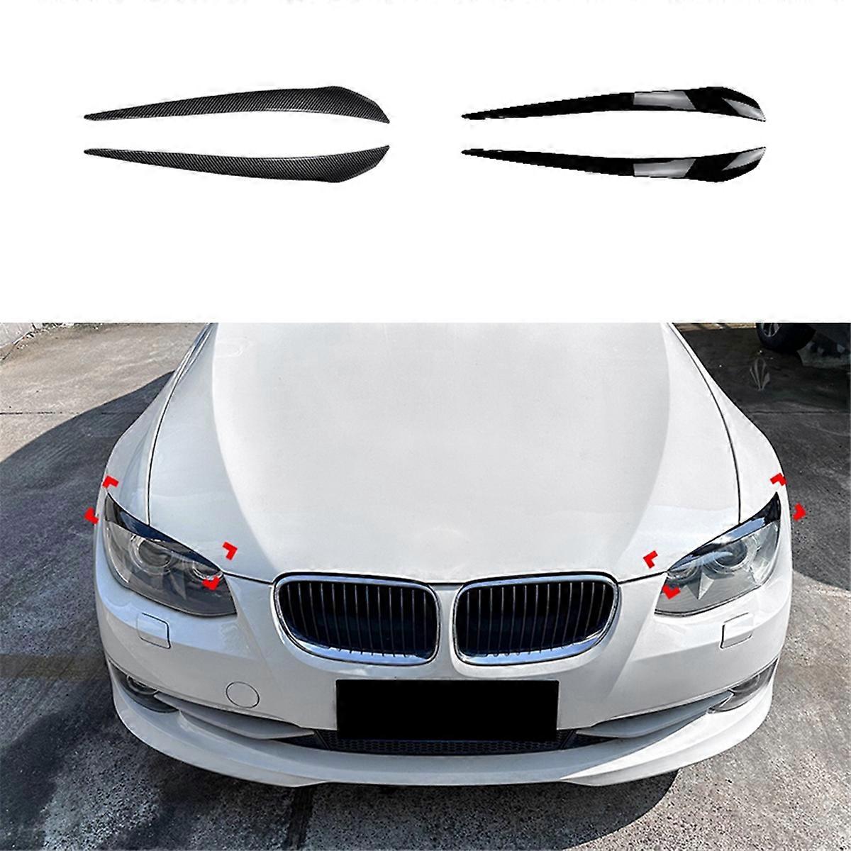 Car Headlight Eyebrow Sticker Cover Trim for BMW E92 E93 LCI 2010-2012 ...