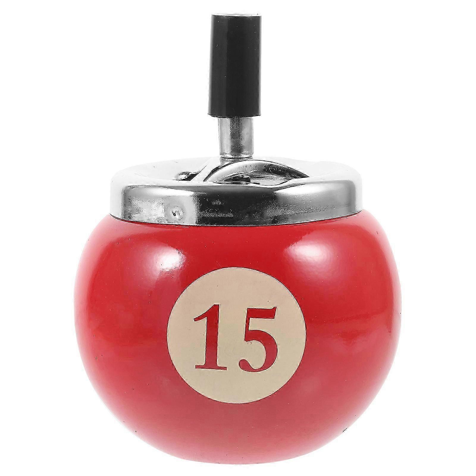 Windproof Automatic Extinguishing Metal Ashtray, Compact Vintage Design ...