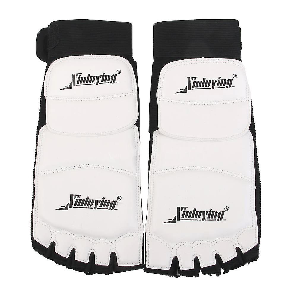 1 Pair Taekwondo Foot Protector Karate Boxing Martial Arts Sparring ...