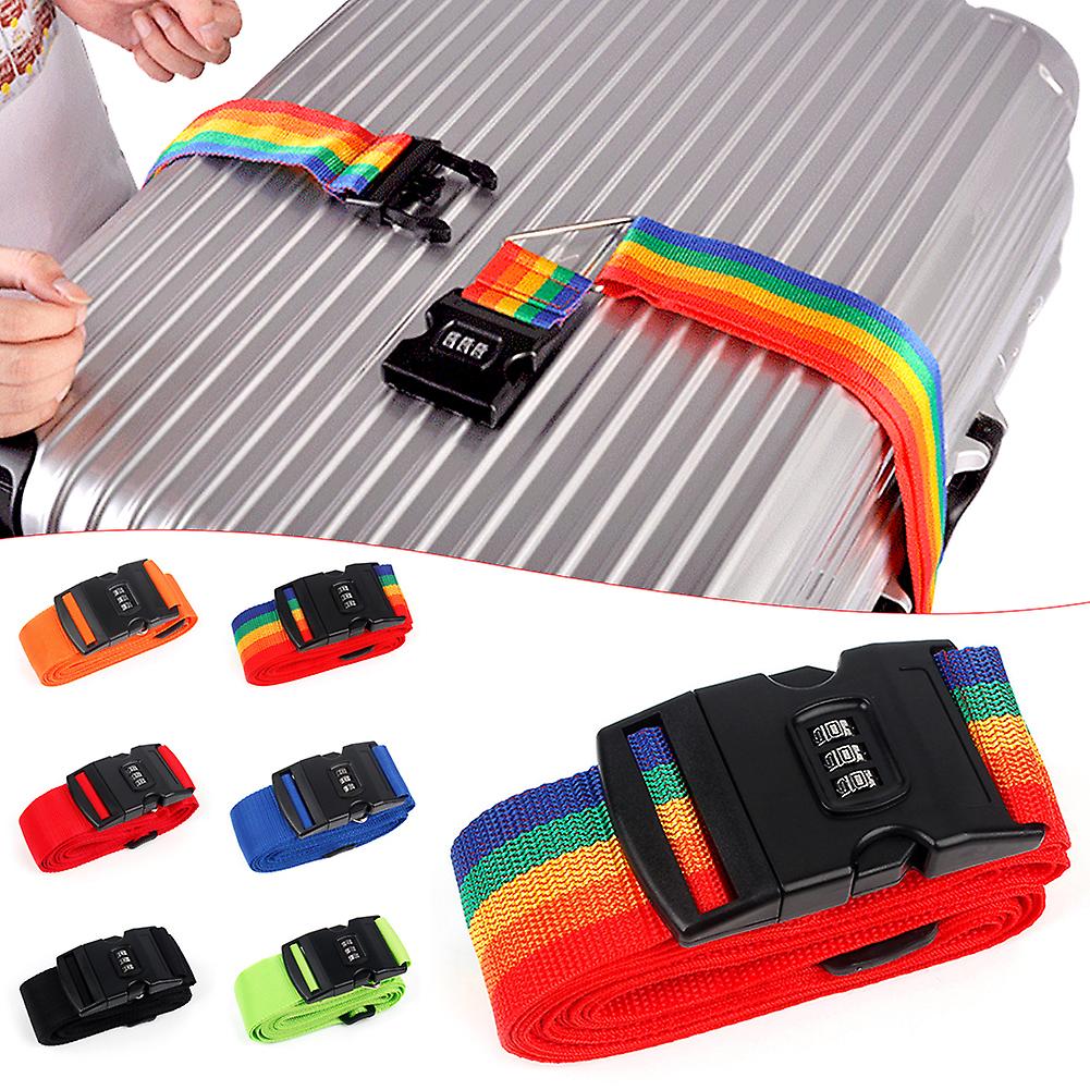 Password Lock Luggage Crossed Straps Multi-Purpose Tear Resistance ...