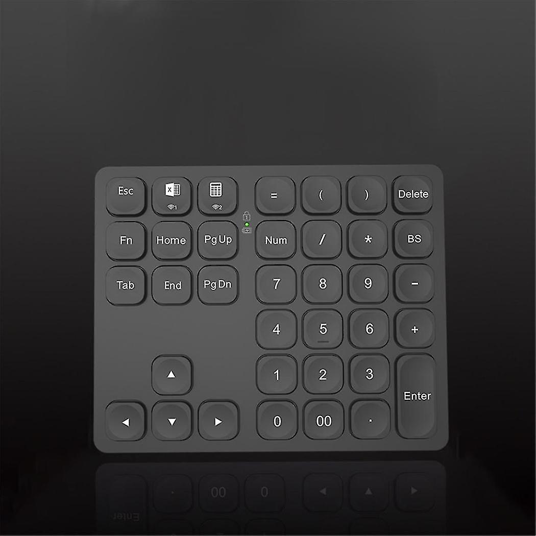 Dual Bluetooth Numeric Keyboard Rechargeable Wireless Numpad For Pc ...