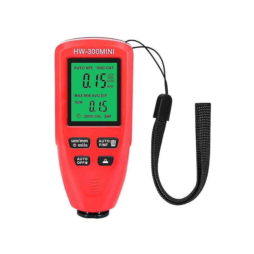 -300mini Coating Thickness Gauge 0-2000um Measuring Paint Tools ...