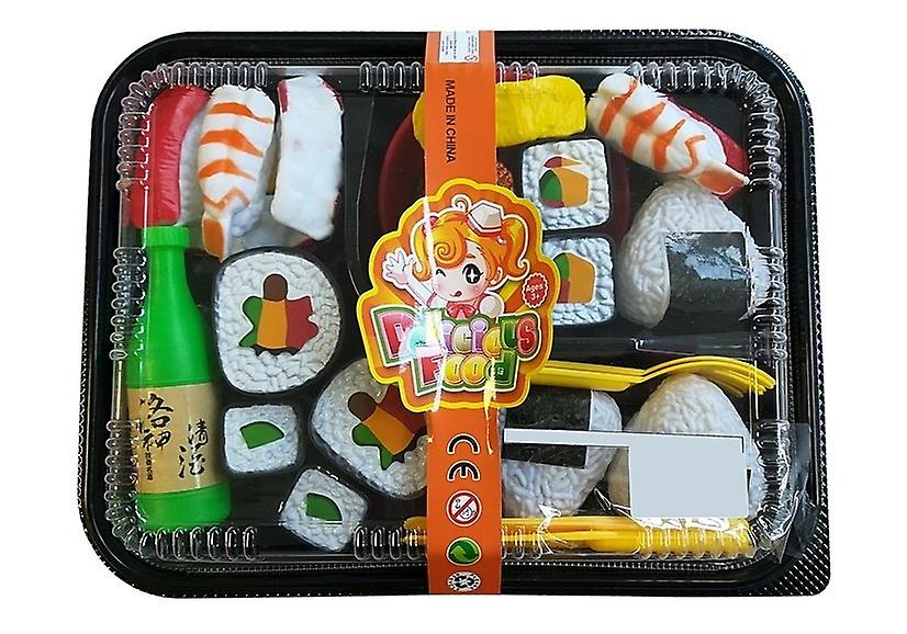 Toy Sushi set med bestick - 19-stycke - för barnkök | Fruugo SE