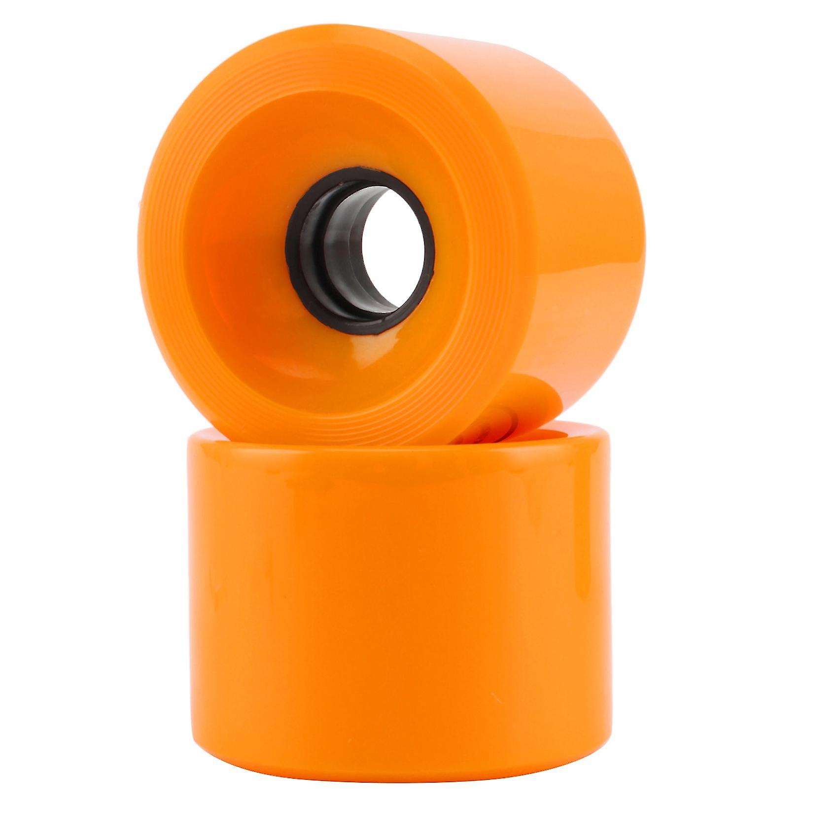 Set of 4 Wheels 70X51Mm 78A Offset Hub Solid Longboard Wheels Smooth ...