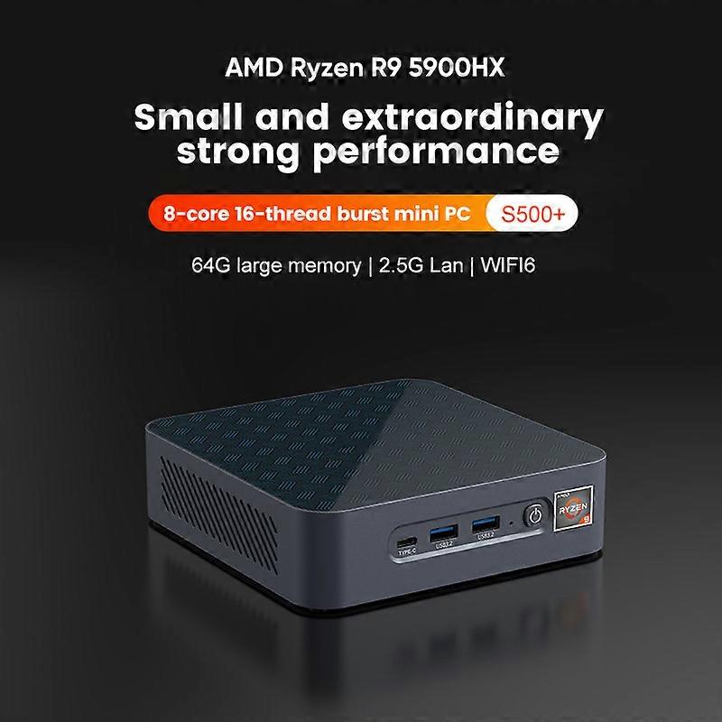 Amd Gaming Mini Pc Ryzen 9 5900hx Ryzen 7 5800h 2*ddr4 Nvme Ssd 2.5g ...