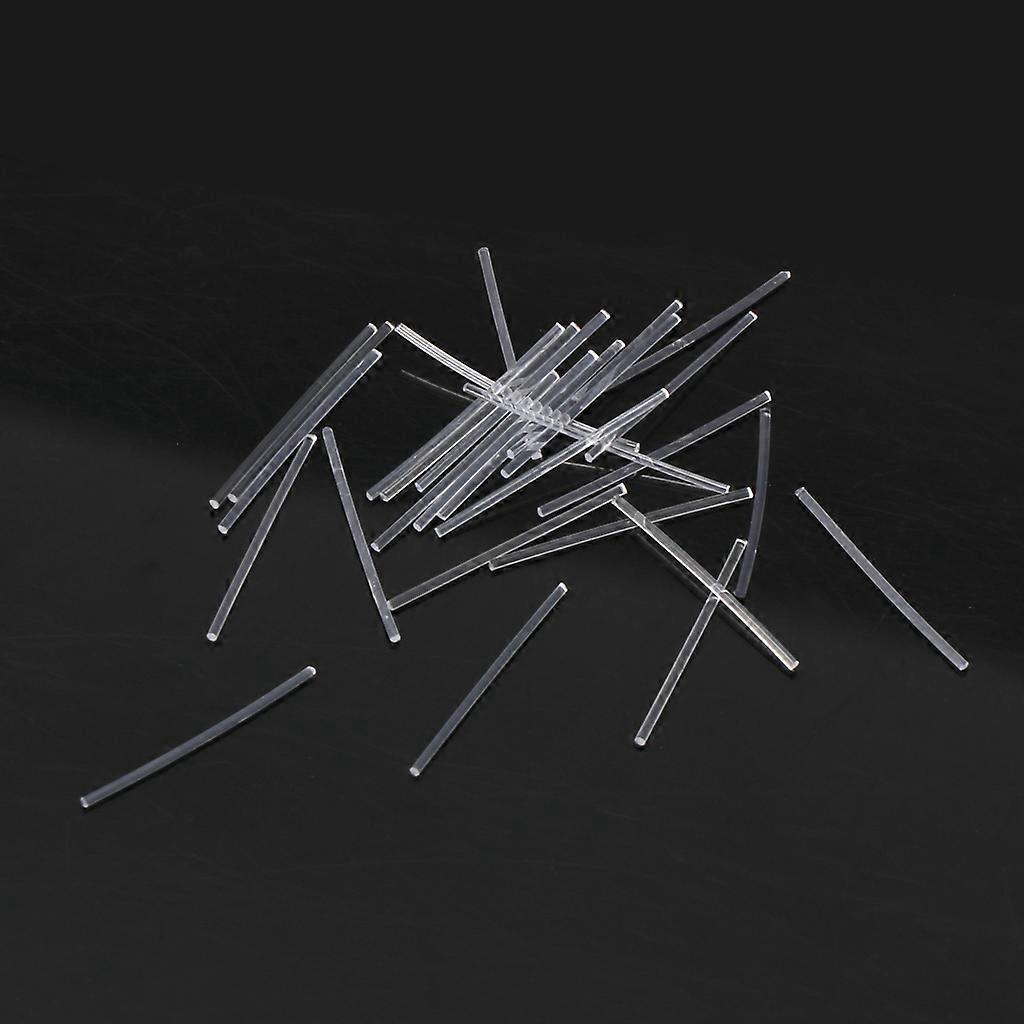 250Pcs Clear Plastic Sticks Hypoallergenic Studs Pins Bars Ear Piercing ...