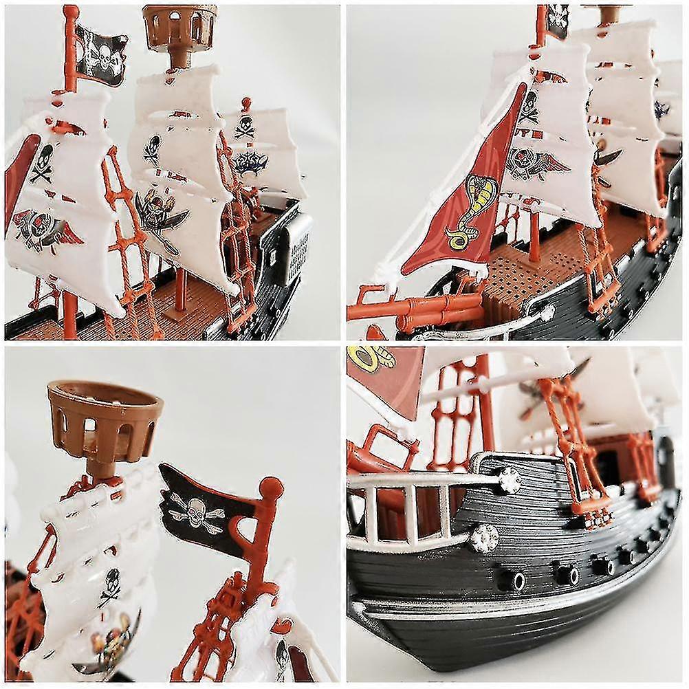 Childrens Kids Pirate Ship Pretend Toy Home Decoration Ornaments Safety ...