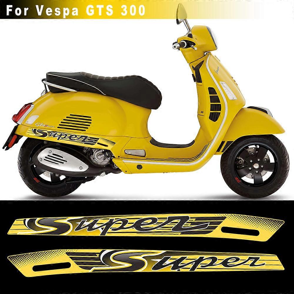 SUPER For PIAGGIO VESPA GTS 300 GTS300 Sport Decal Stickers Emblem ...