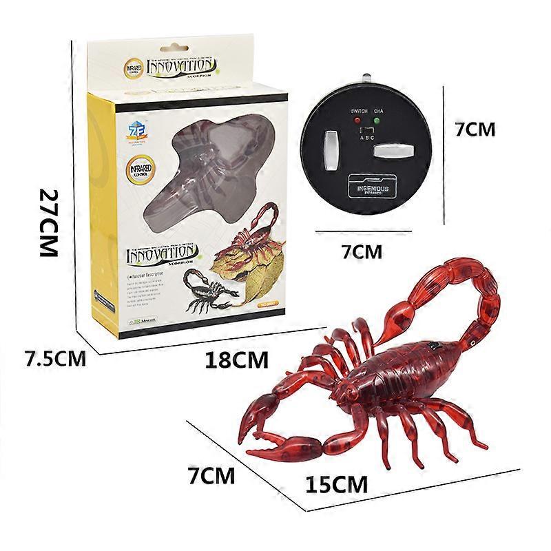 Simulation Insect Infrared Remote Control Animal Toy RC Scorpion Spider ...
