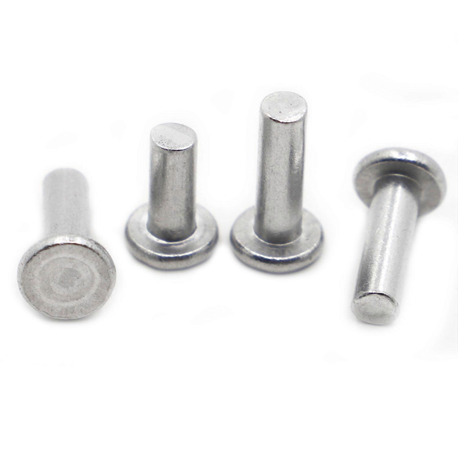 10-50pcs GB109 Flat Head Rivets Aluminum Alloy Solid Rivet M2 M25 M3 M4 M5 M6 M8 | Fruugo UK