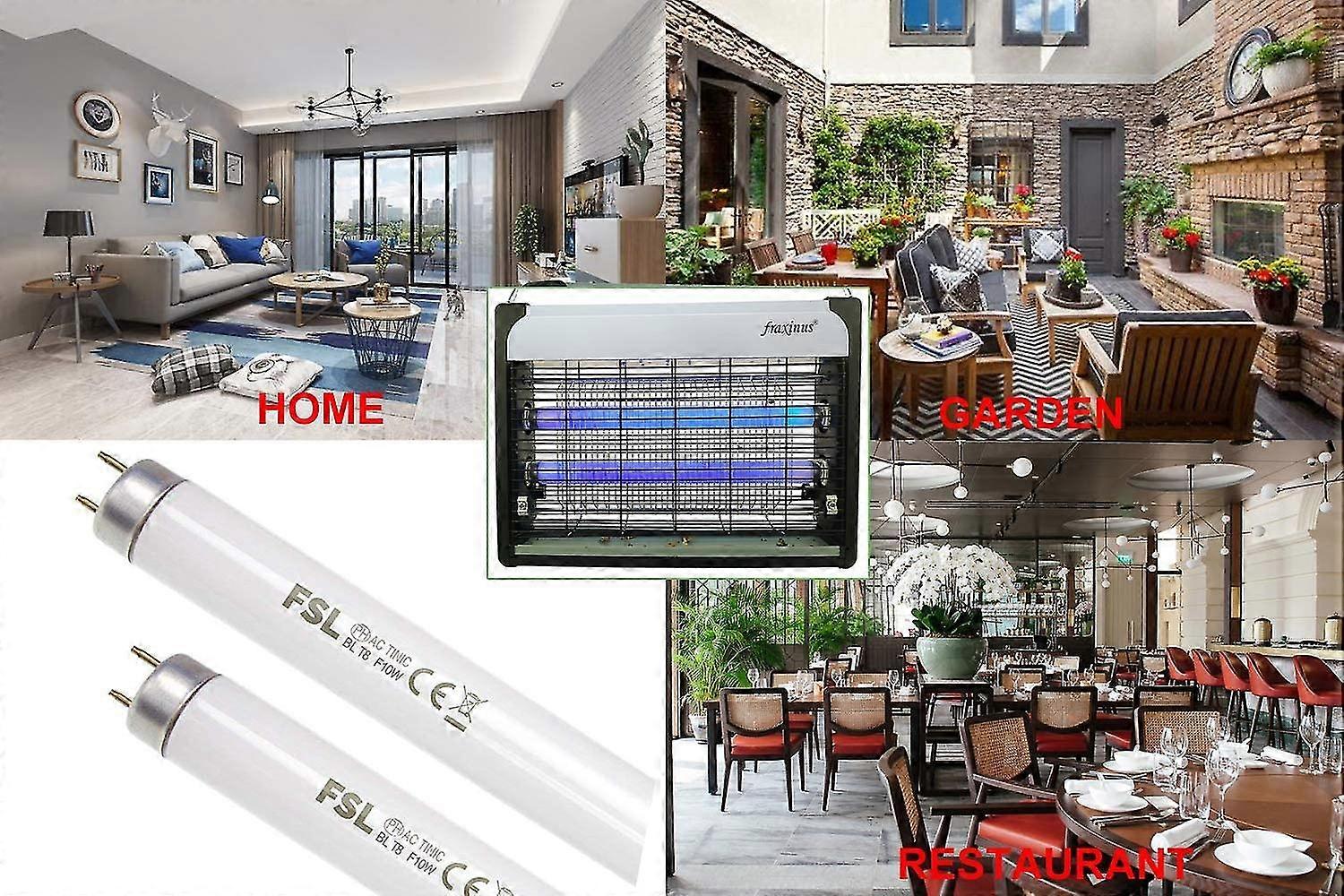 10w T8 Uv Neon Tube, 13.1 Inch Fluorescent Insect Killer Bulb, Lamp ...