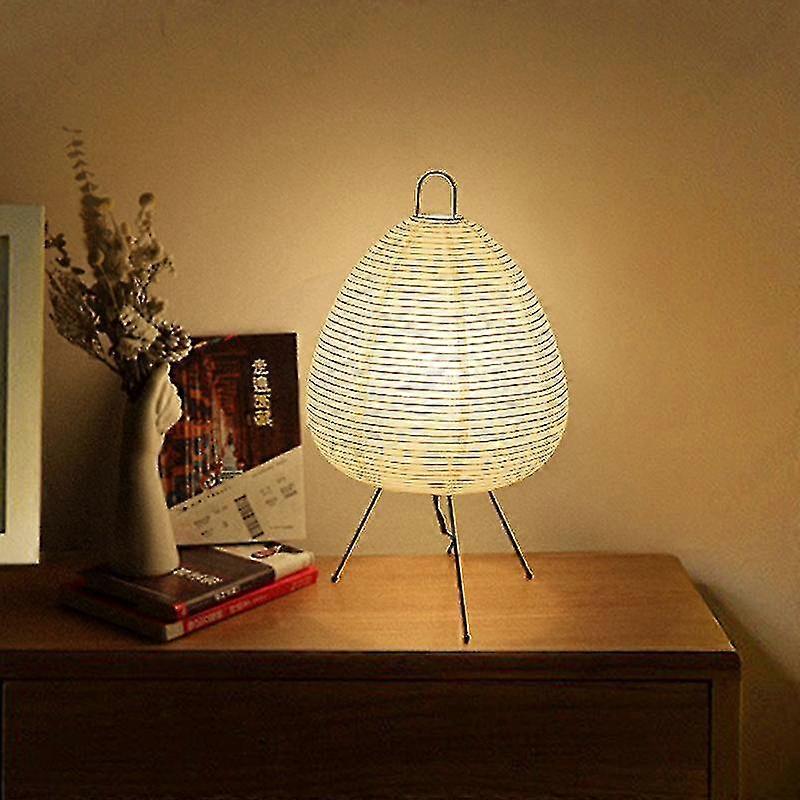 Japanese Design Akari Noguchi Table Lamp: Rice Paper Standing Lamp For ...