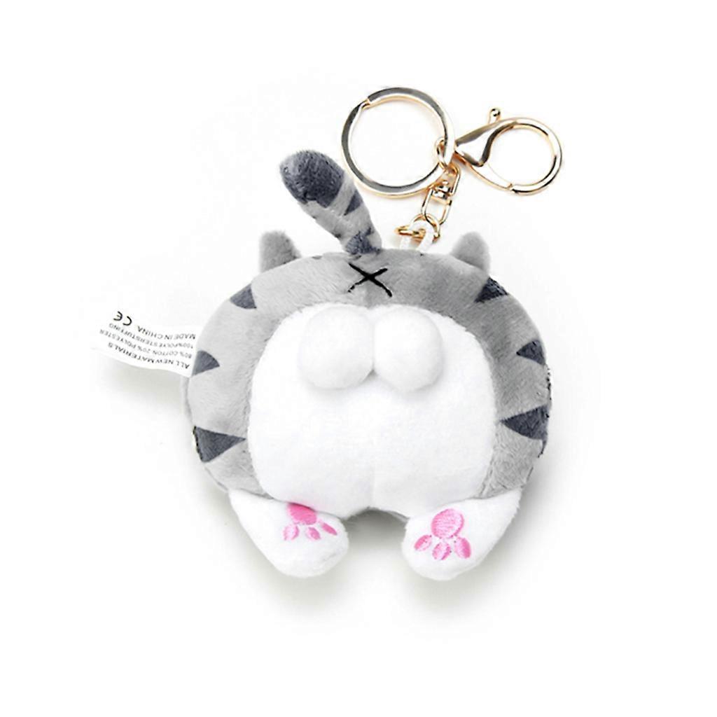 Funny Corgi Cat Pig Butt Keychain Cartoon Animal Key Chain Decor for ...