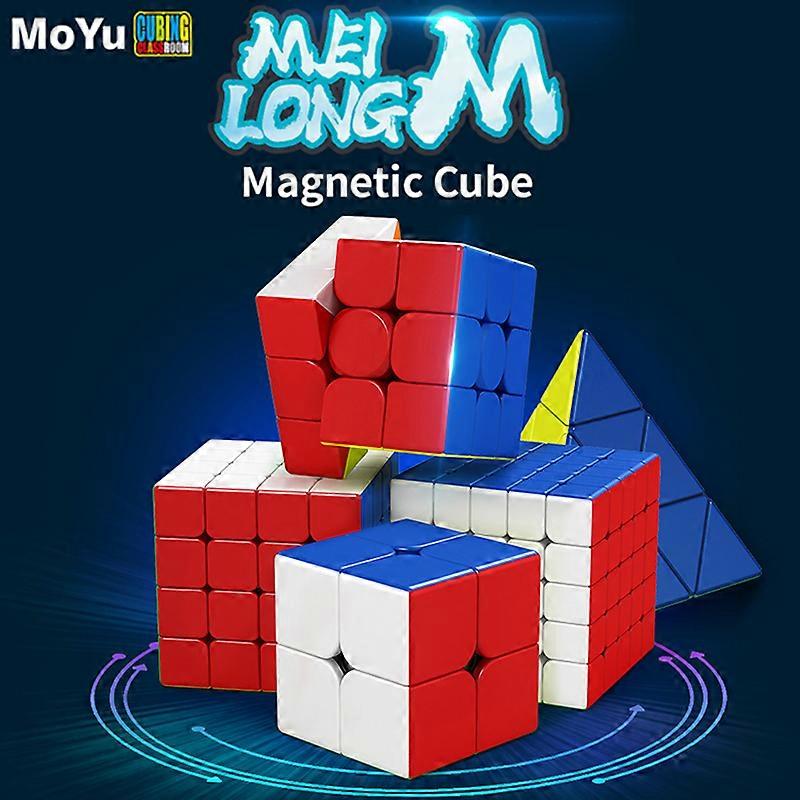 Meilong 2M 3M 4M 5M Pyramid M MoYu Meilong Magnetic 2x2 3x3 4x4 5x5 Magic Speed Cube Fidget Toys ...
