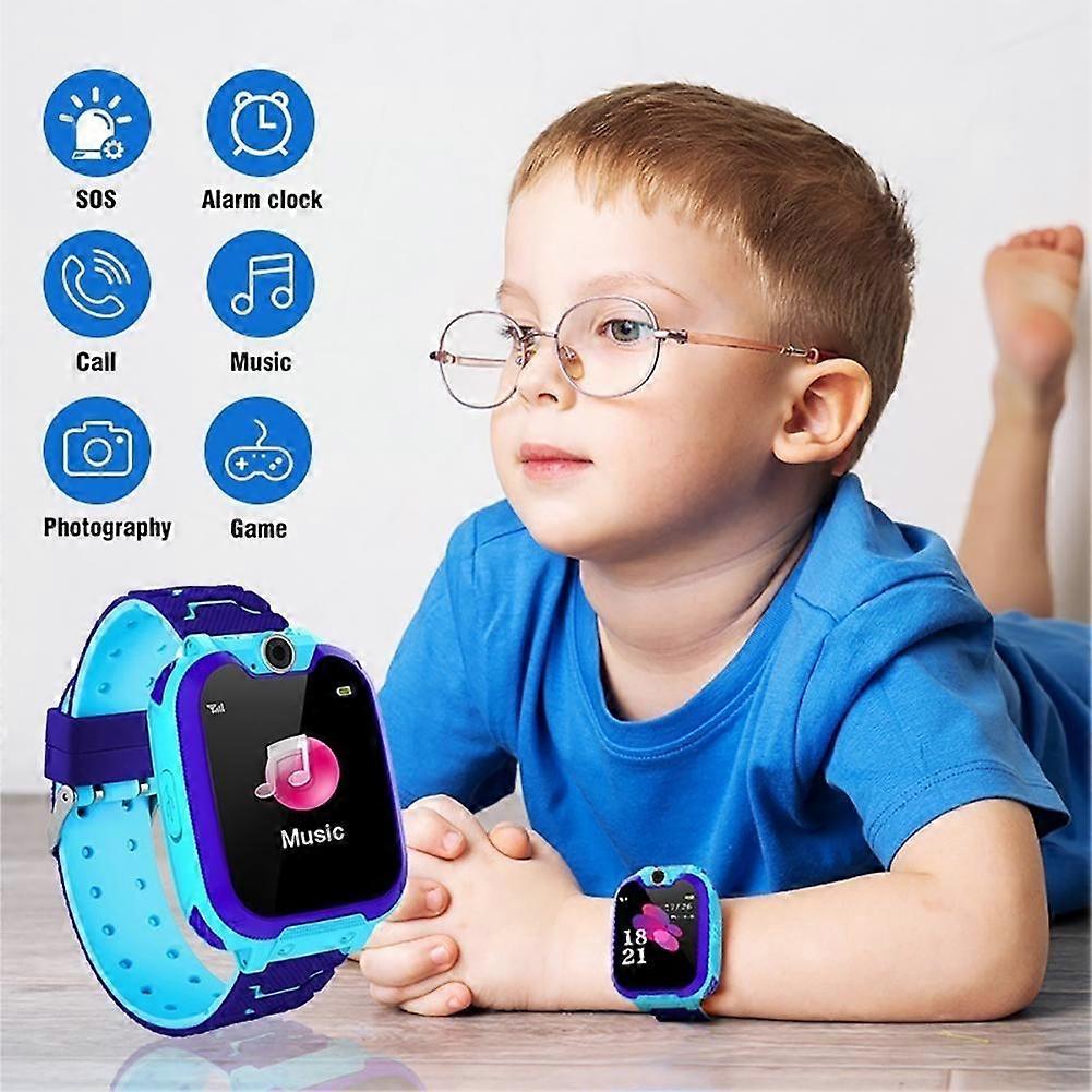 With 4G Sim Card Smart Watch For Child 4G Smartwatch WIFI Tracker Voice ...