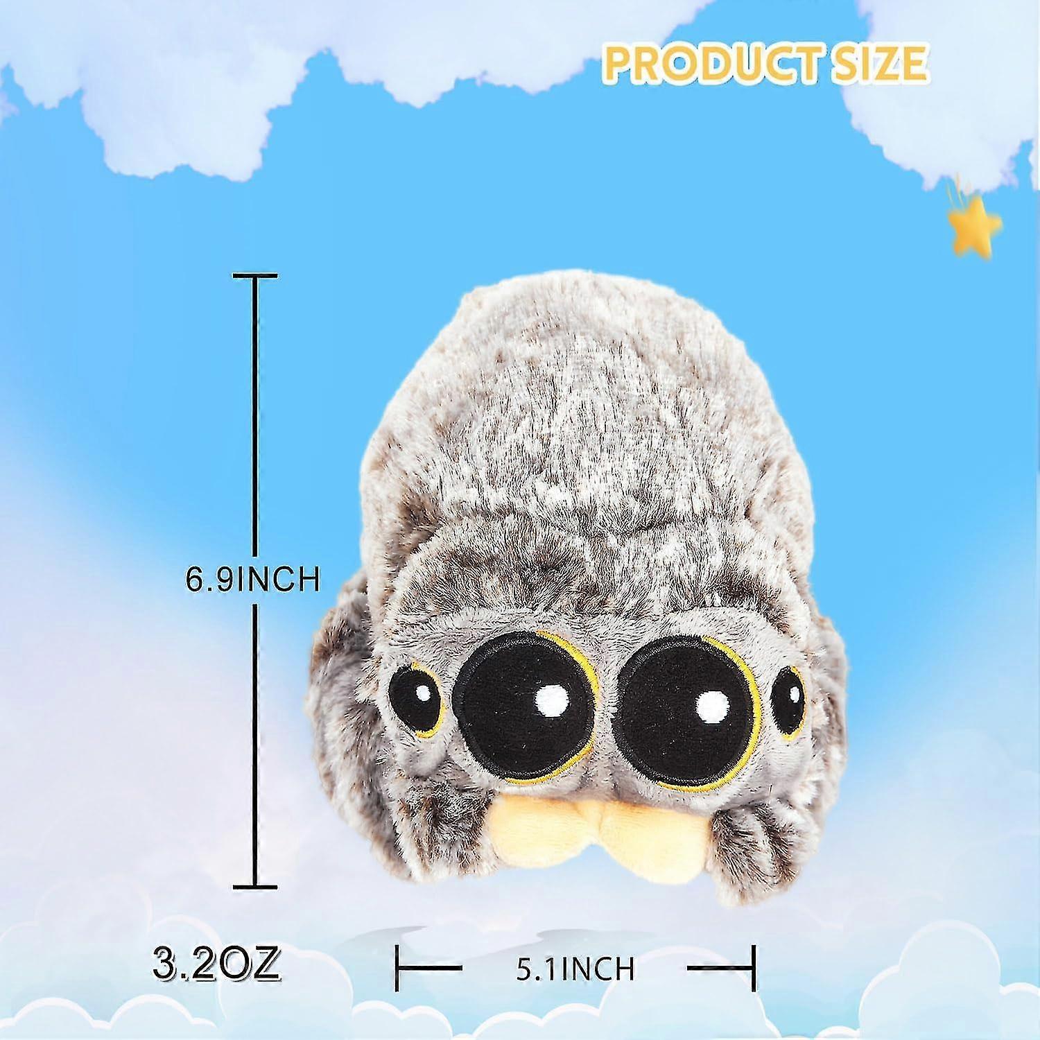 Spider Plush 6.9 inch - Spider Stuffed Animal:Great Jumping Cute Spider ...