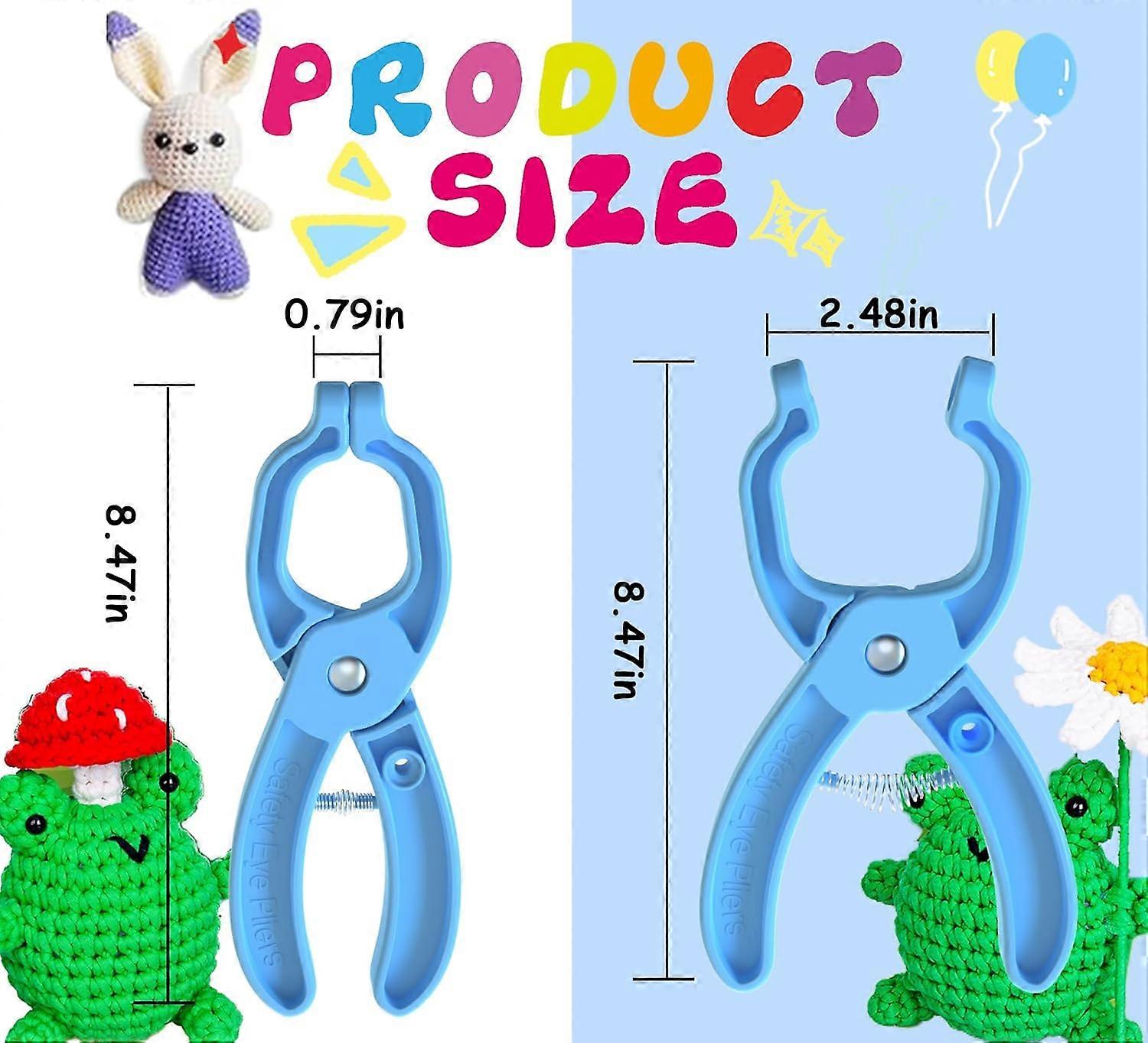 Safety Eye Tool Auxiliary Tool for Attaching Safety Eyes for Crocheting ...