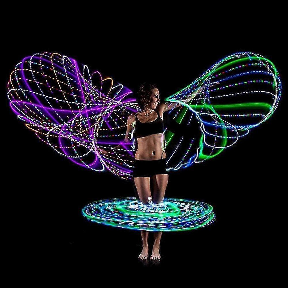 Color Changing LED Hoops, Light Up Hoops, Multicolor Dance Hoops ...