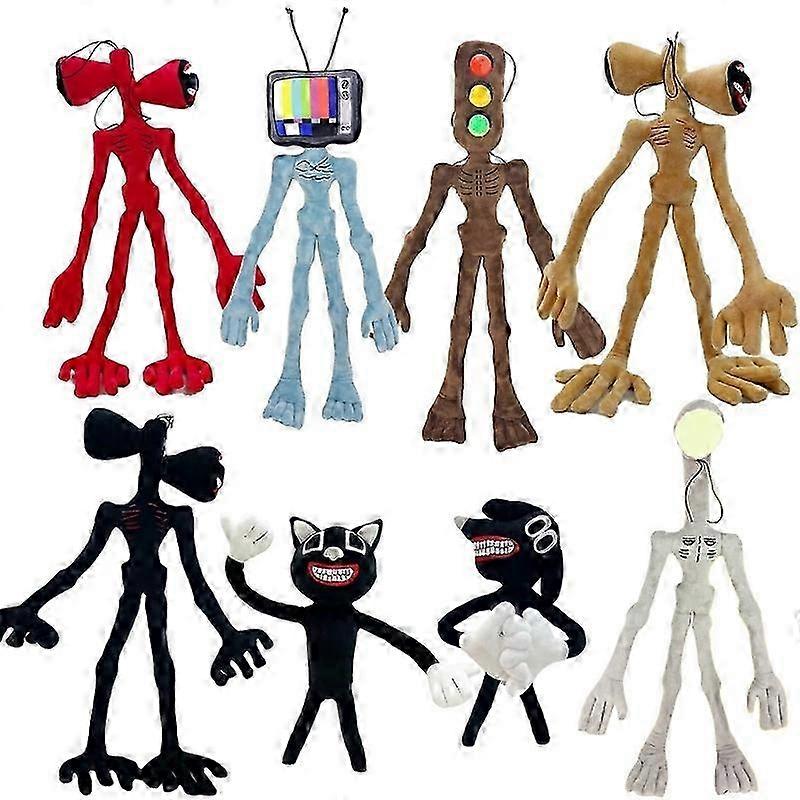 55CM 1pcs Bendable Siren Head Plush Toys Office Decoration Standing ...