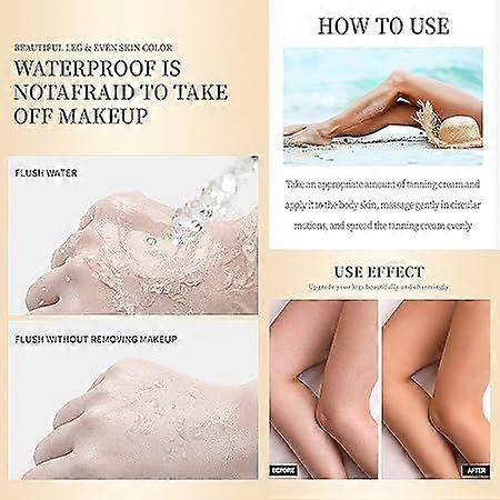 Leg Makeup Waterproof, Fade the Skin Color of Legs, Effectively Cover ...