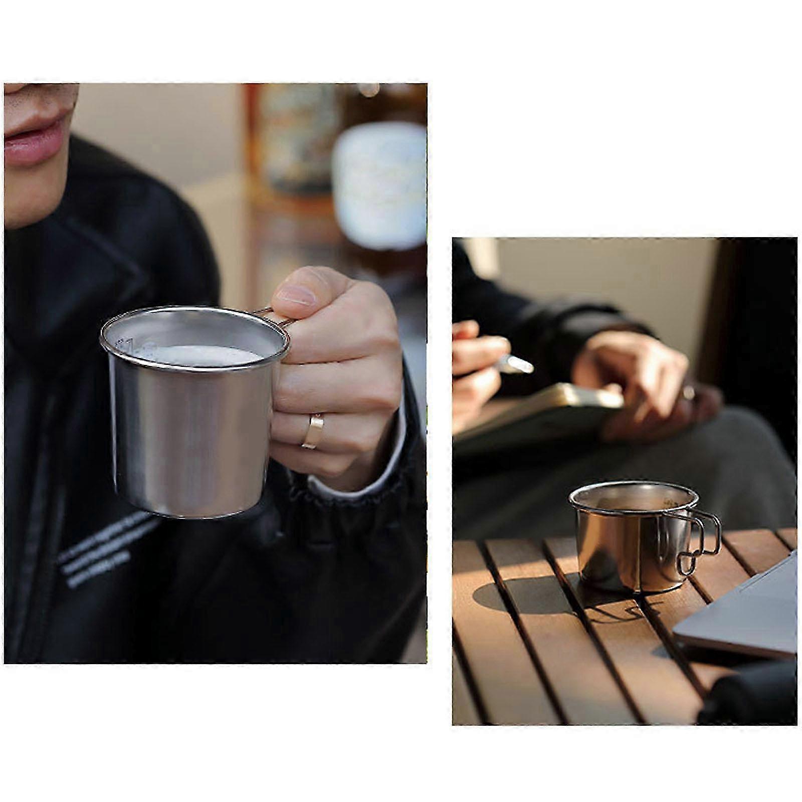 160ML Coffee Cups Coffee Mug Milk Cups Stainless Steel Material Water ...