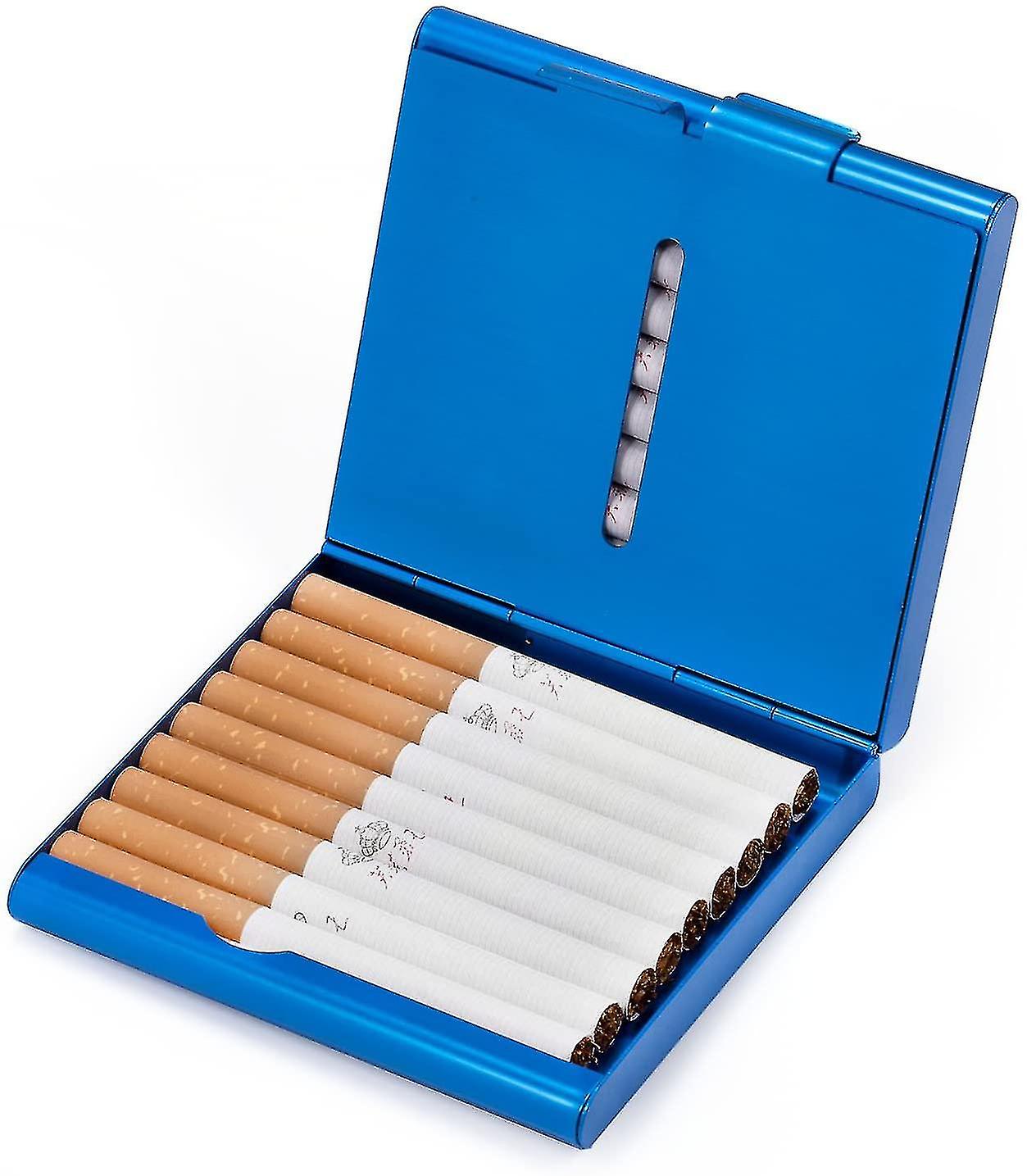 Blue Cigarette Case, Cigarette Case, Can Metal Hold 20 Cigarettes ...