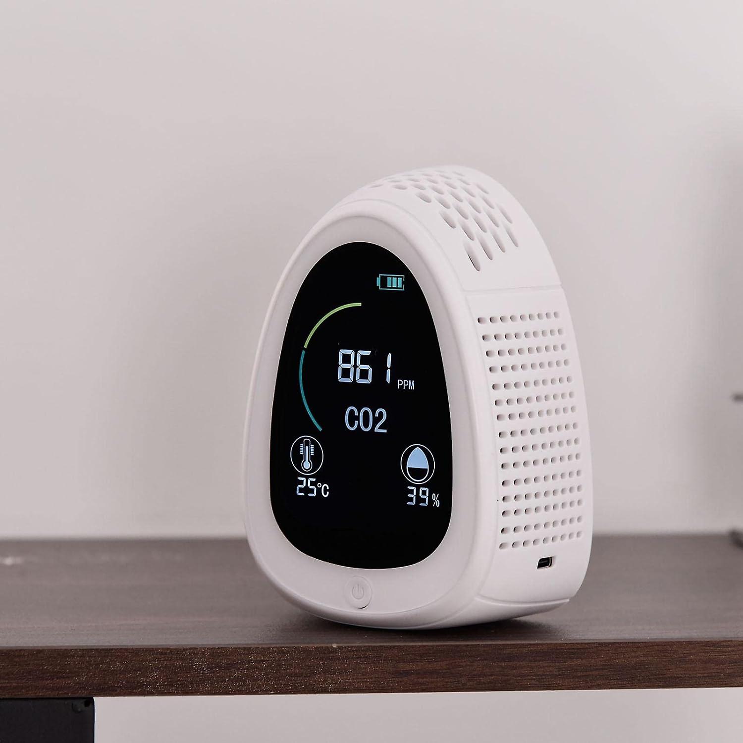 Air Quality Detector, Auto Calibration CO2 Meter with Large LED Display ...