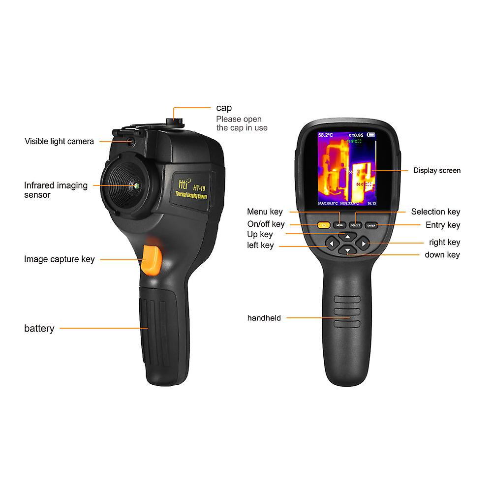 Hd Infrared Thermal Imager Portable Infrared Thermometer Ir Thermal ...