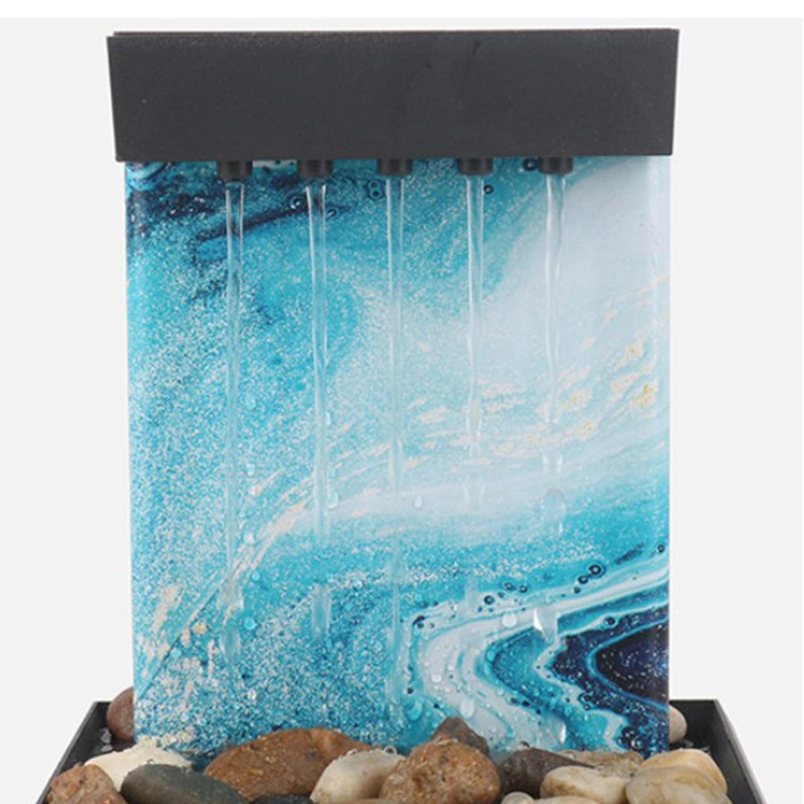 Waterfall Scene Tabletop Feng Shui Meditation Waterfall Fountain Style ...