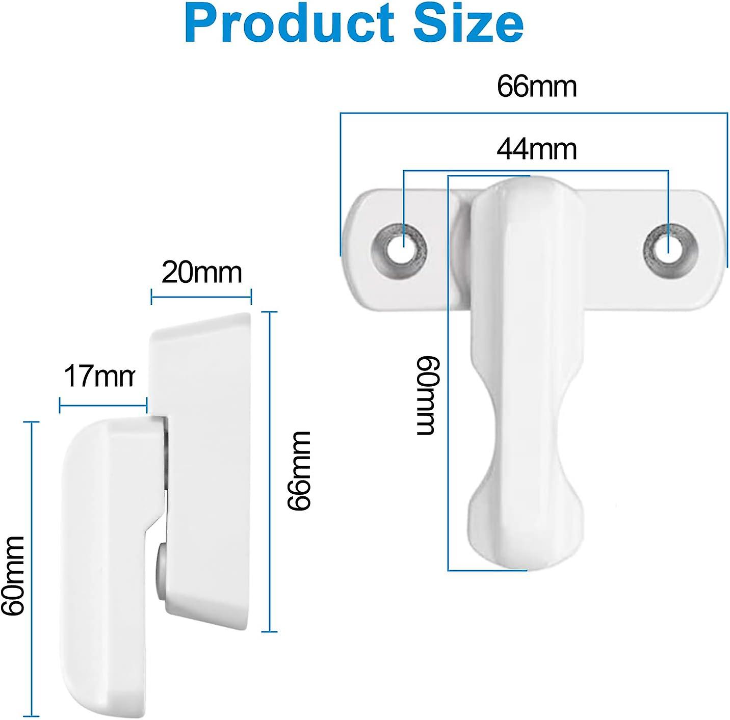 Window Locks, Door Security Sash Jammer Home Security Door Lock Window ...