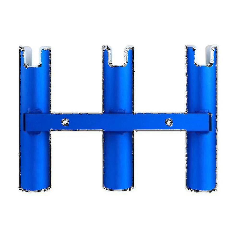 Aluminium Fishing Rod Holder 3 Tubes Linked 3 Rod Rack For Marine Yacht ...