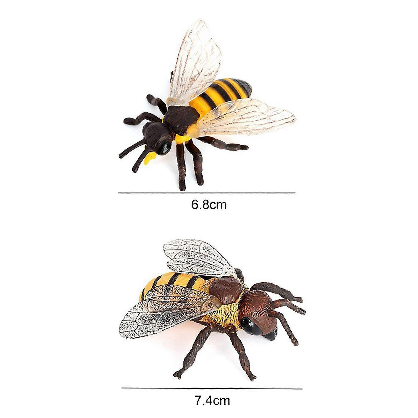 Bee Model Clear Texture Vivid Appearance PVC Miniature Simulation ...