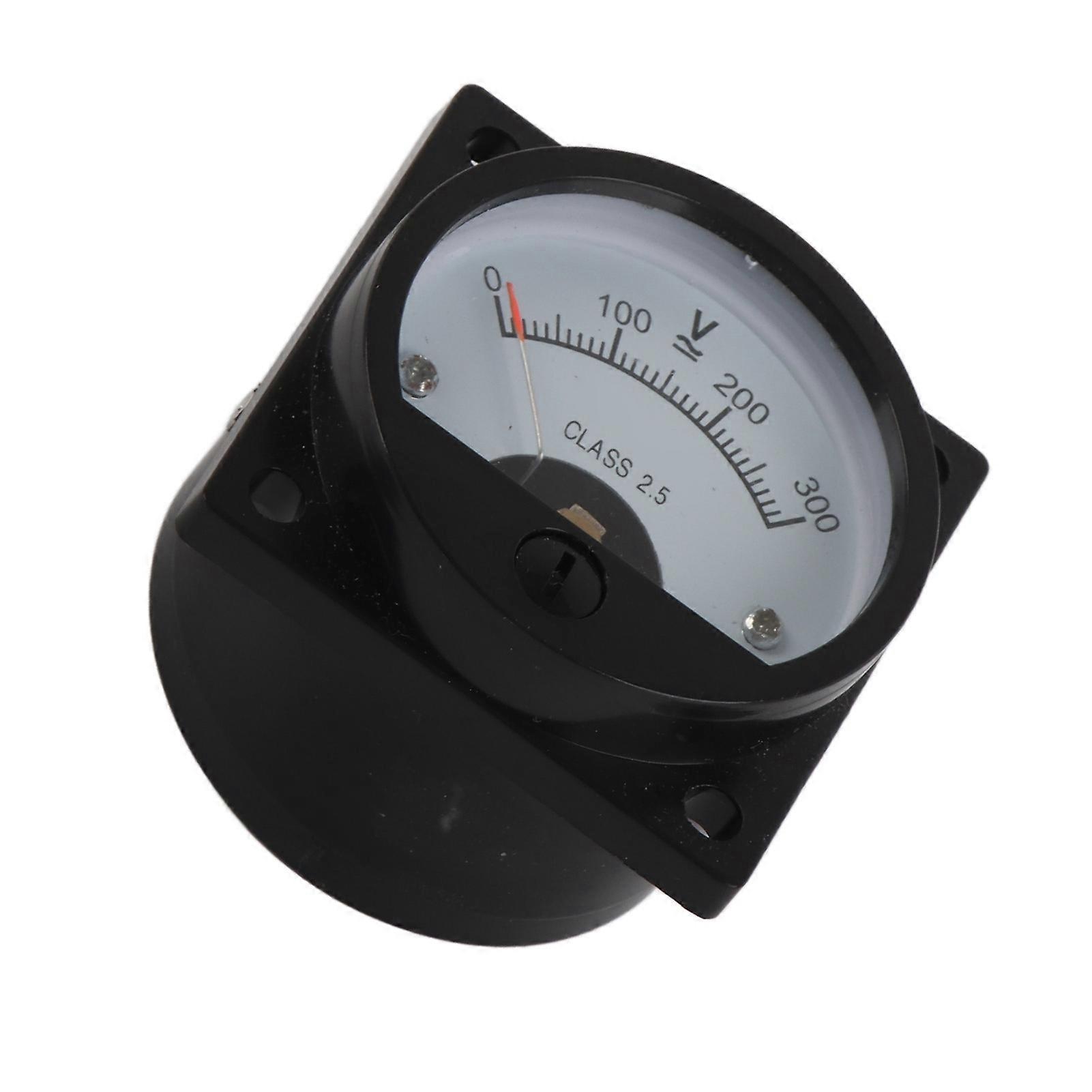 Round Voltmeter ABS Analog Dial Panel Gauge Accurate Tool for Measuring ...