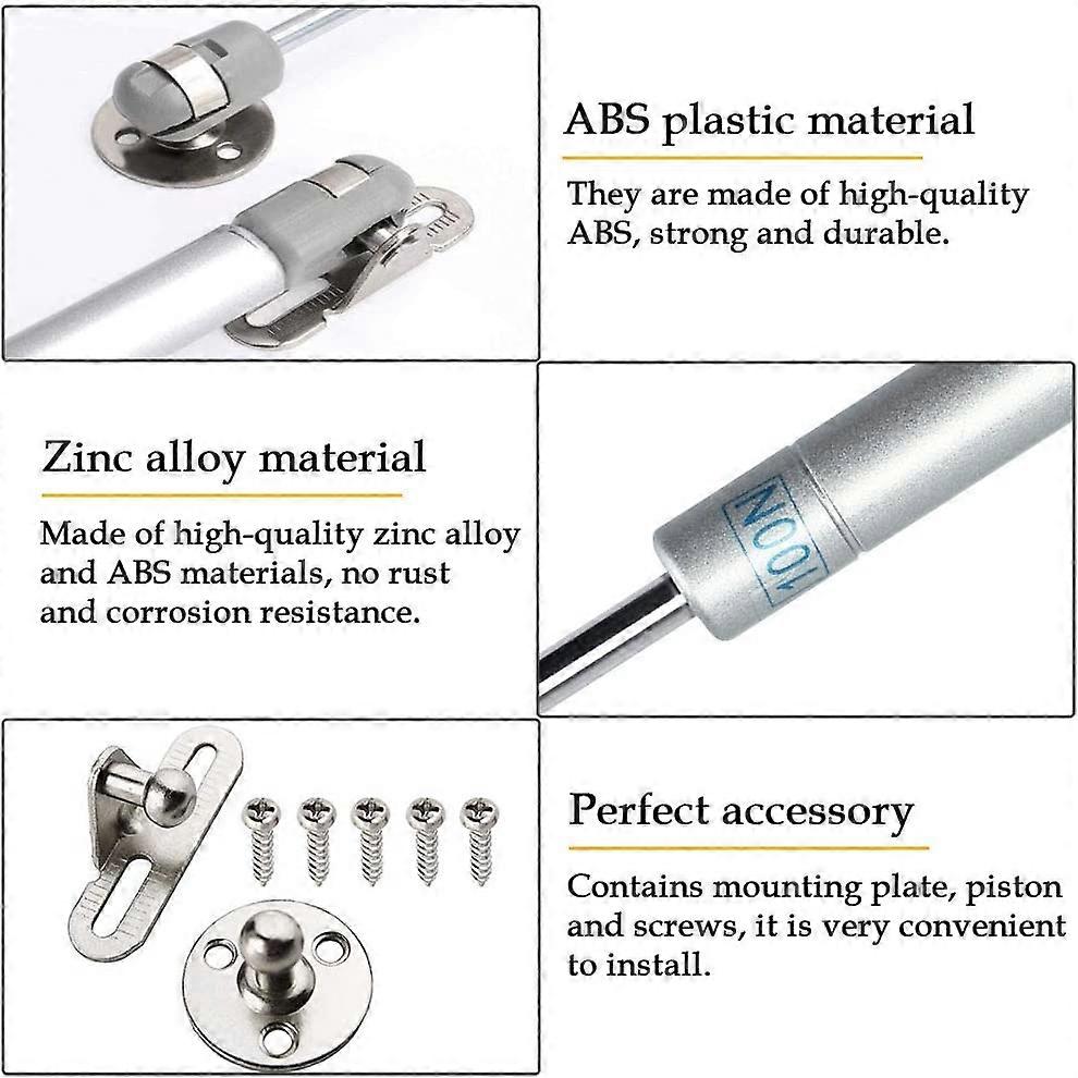 4 Pcs Gas Strut 100N Gas Struts Hydraulic Gas Spring Gas Strut Shock ...